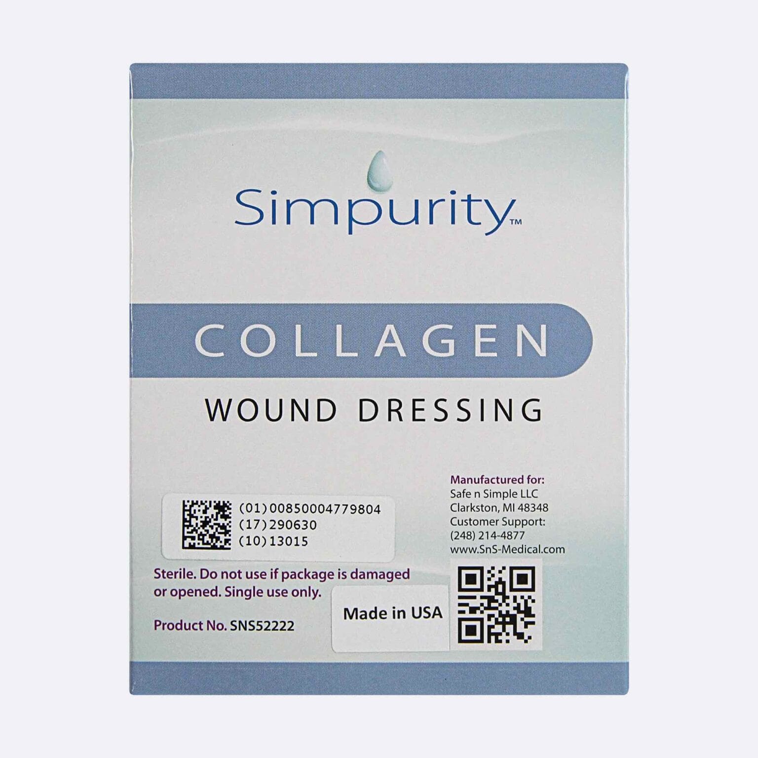 Simpurity Collagen Dressings for Faster Wound Healing - Safe n Simple